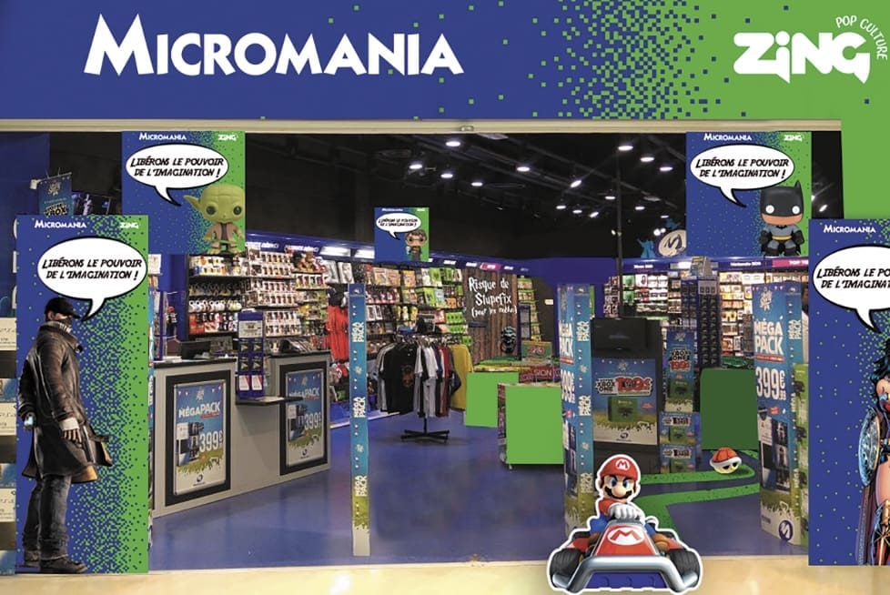 Micromania 游戏商店出售！