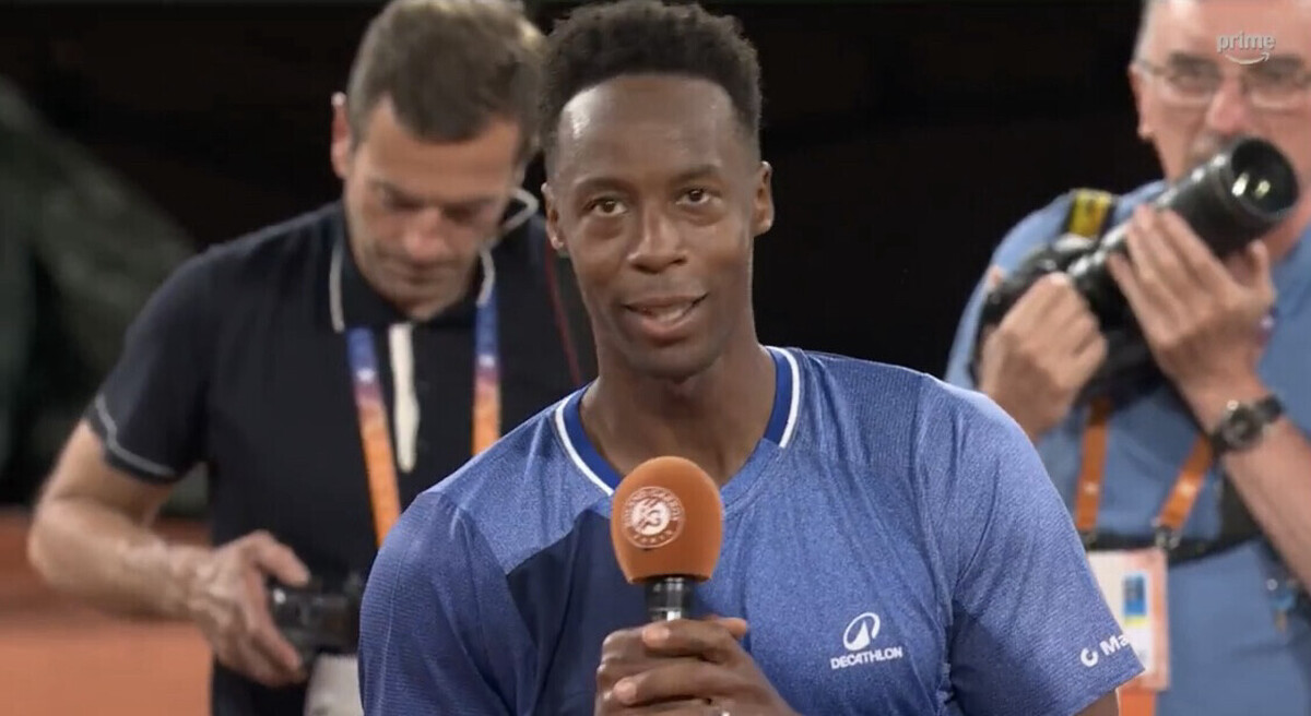 Gaël Monfils eliminated in the first round of his final match at Roland ...