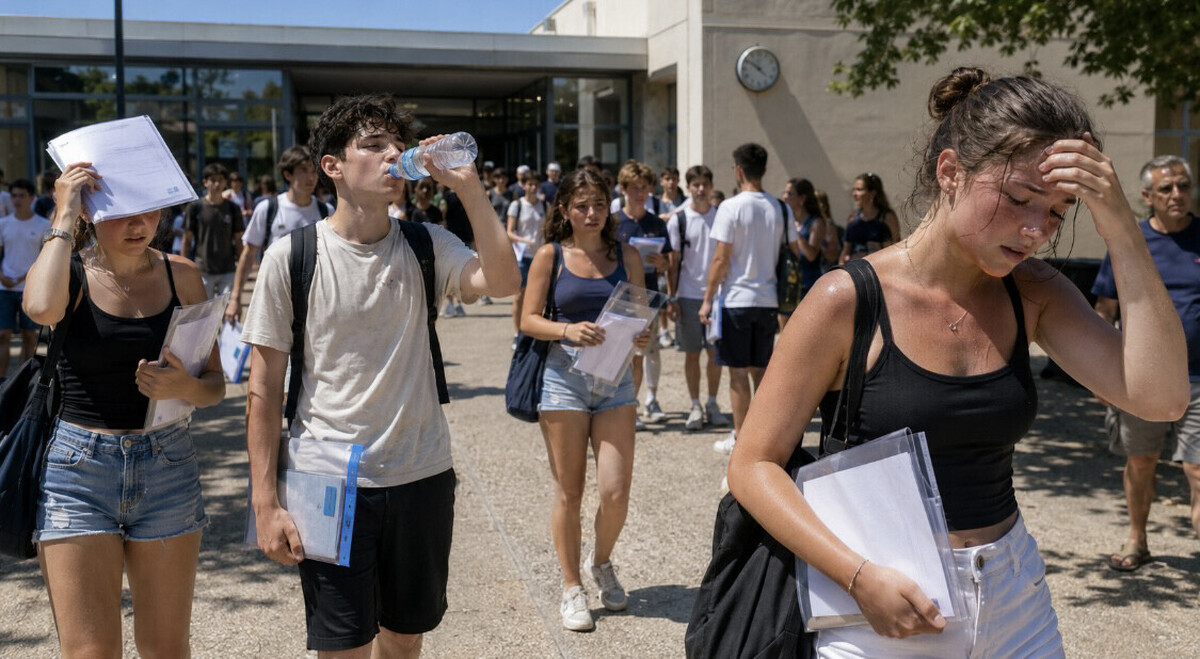 Canicule : les oraux du bac reportés pour 10.000 candidats, le brevet ...