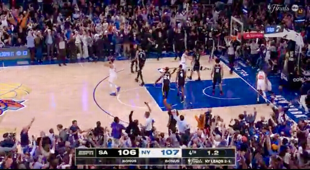 Finale NBA : les Knicks, menés de 29 points, renversent les Spurs et ...